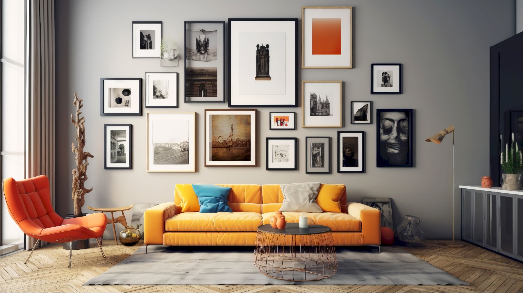 Faire Un Mur De Photos Dcoration