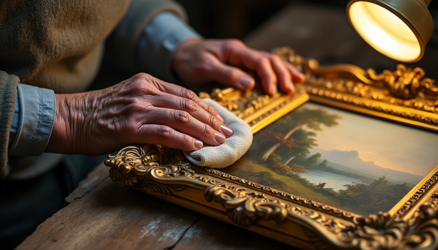 Ravivez votre cadre doré ancien : astuces de nettoyage à découvrir