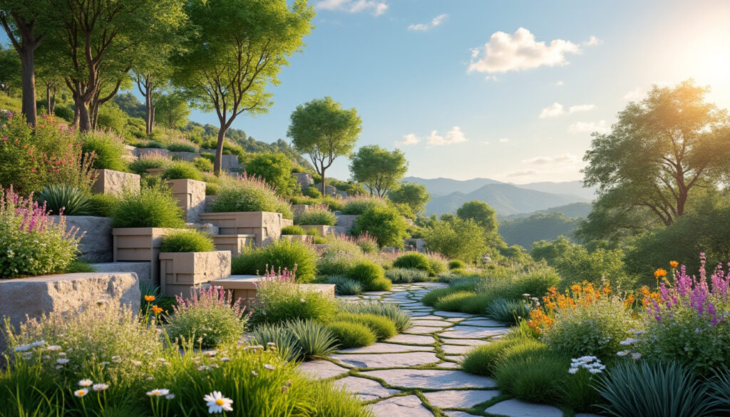 Aménager un talus en pente pour un jardin durable et sans entretien