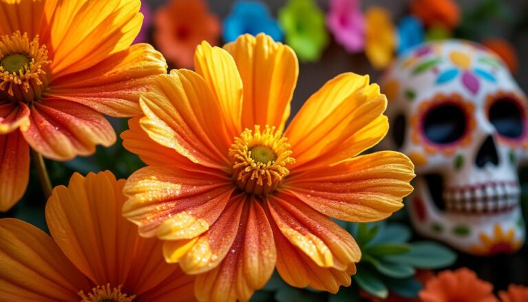 Cempasúchil : L’emblème fleuri du Día de los Muertos