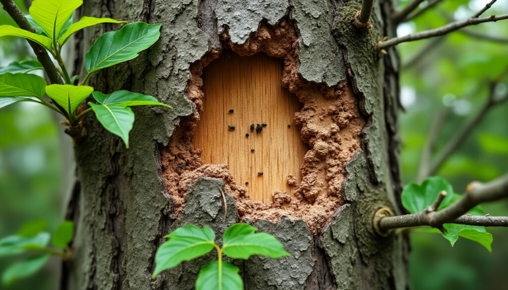 Arbre blessé : solutions pour une cicatrisation réussie